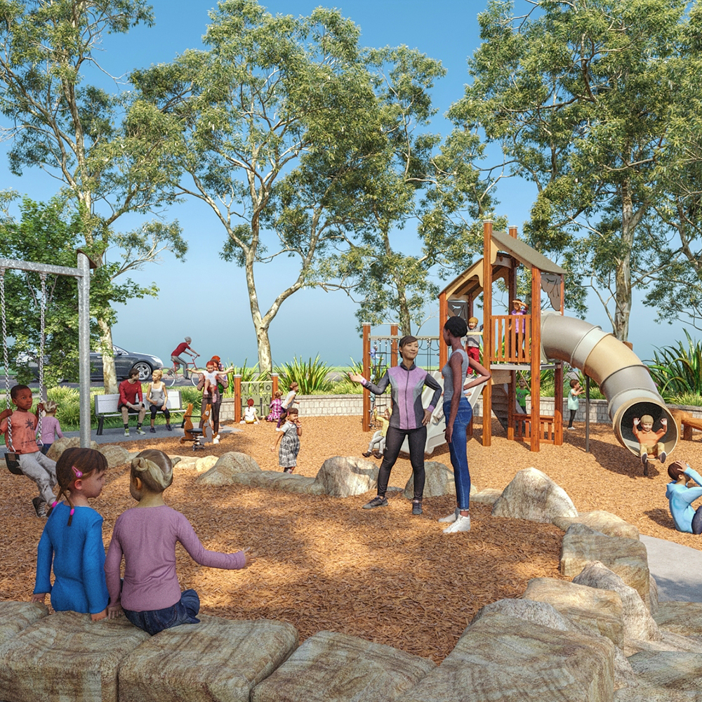 Conceptual Natural Playground Design - Moduplay