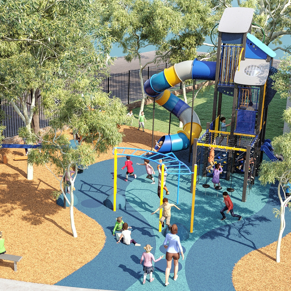 Sky High School Playground - Moduplay