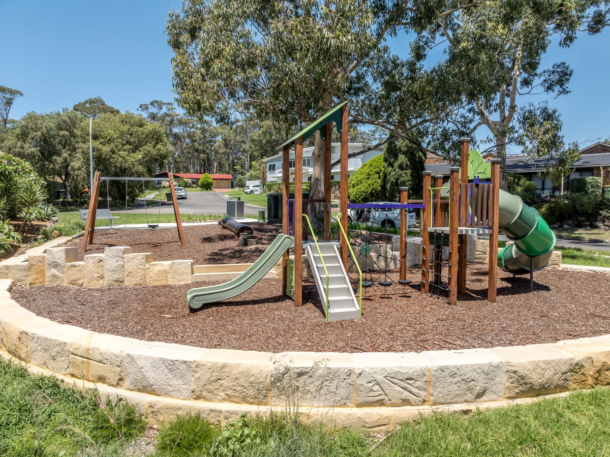 Akuna Ave Reserve playground in Bangor, NSW - Moduplay